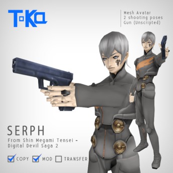 Second Life Marketplace - Toka Designs - Digital Devil Saga - Serph Avatar