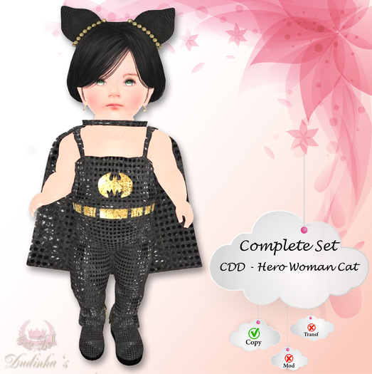 Second Life Marketplace - CDD-Hero Woman Cat -TOT BABY
