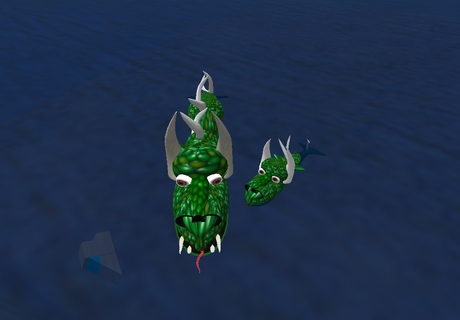 Second Life Marketplace - Sea Monster Dragon *Mother and Baby* Really ...