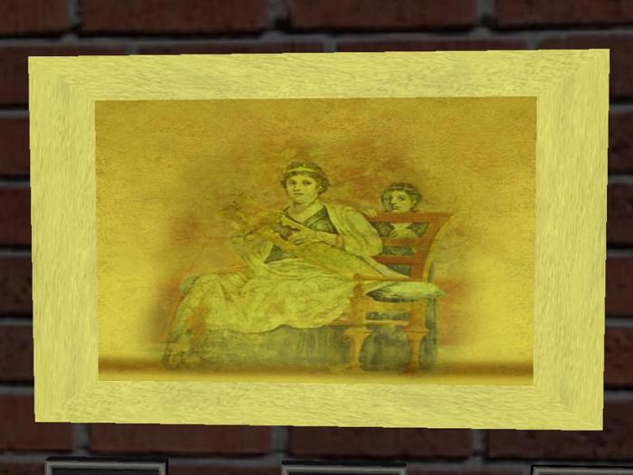 Second Life Marketplace - Pompeiian Lady Playing Kithara