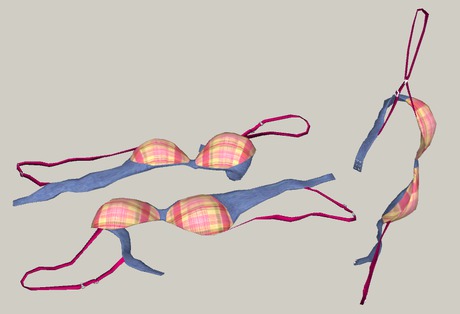 Second Life Marketplace - origami~* Bras 160126 - hung bra and chucked ...