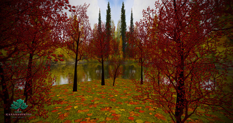 Second Life Marketplace - Autumn skybox 64 X 64 m - Copy
