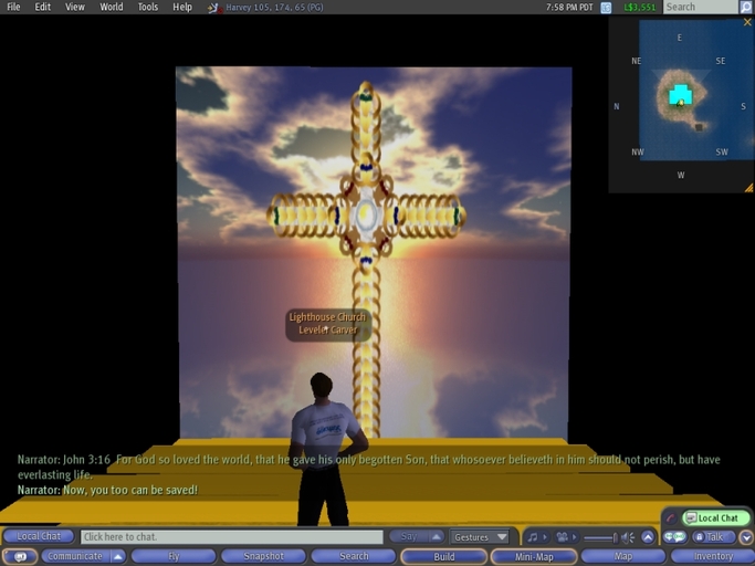 Second Life Marketplace - 3D Gospel Movie Theater (Narrator) v.2