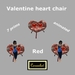 Second Life Marketplace - Valentine heart chair - red