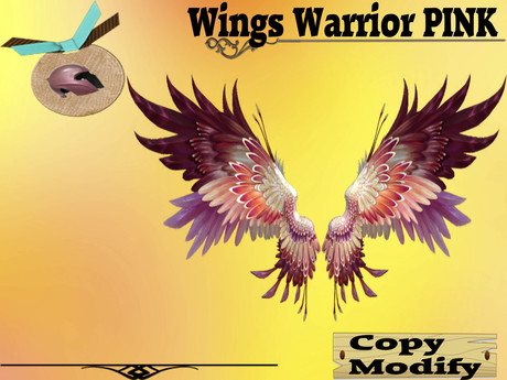 Second Life Marketplace - Wing Warrior Pink