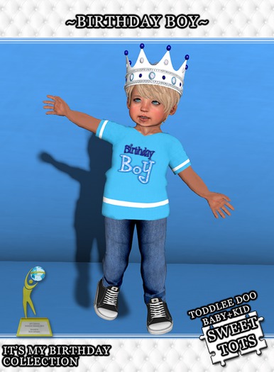Second Life Marketplace - *Sweet Tots*~TD BirthdayB ~ Birthday Boy
