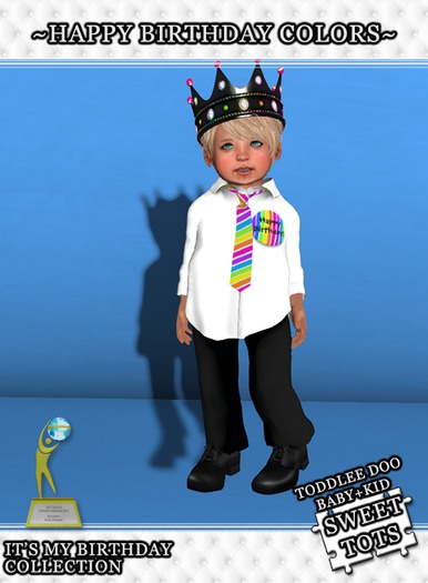 Second Life Marketplace - *Sweet Tots*~TD BirthdayB ~ Happy Birthday Colors