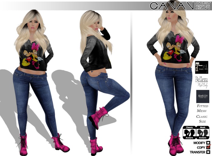Second Life Marketplace Canan Outfit Candy 02