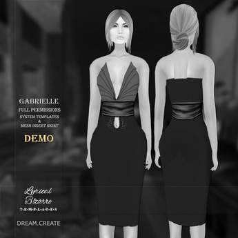 Second Life Marketplace - !Lyrical B!zarre Templates! - DEMO Gabrielle ...
