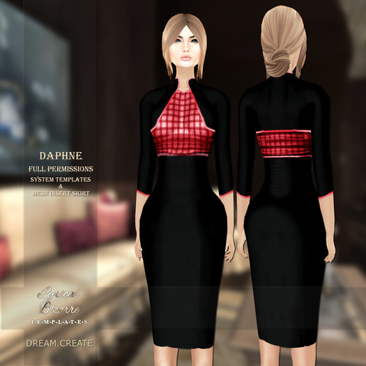 Second Life Marketplace - !Lyrical B!zarre Templates! - Daphne System ...