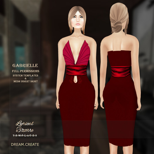 Second Life Marketplace - !Lyrical B!zarre Templates! - Gabrielle ...