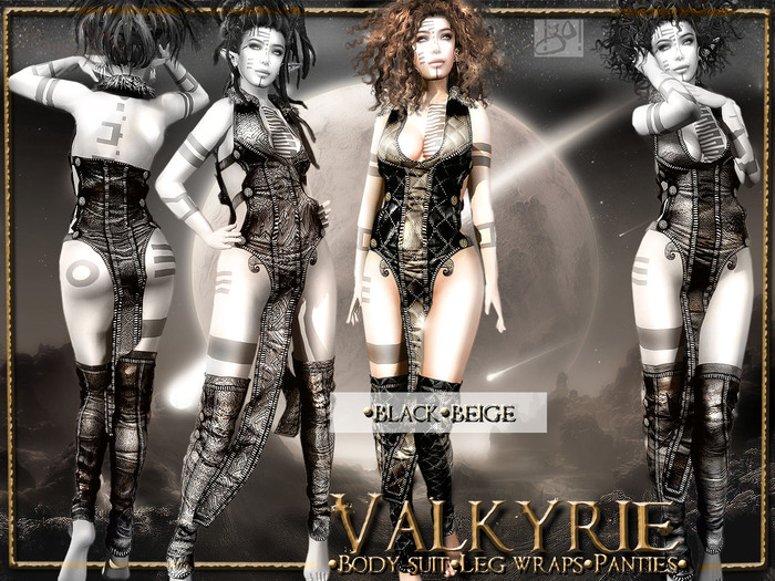 Second Life Marketplace - !gO! Valkyrie - black.beige