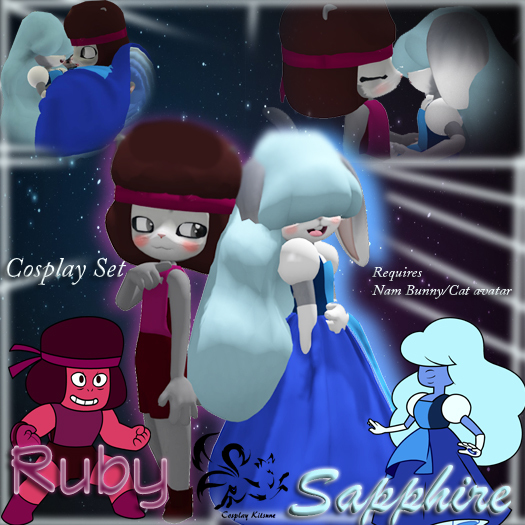 Second Life Marketplace - ::Cosplay Kitsune:: Ruby &Sapphire cosplay ...