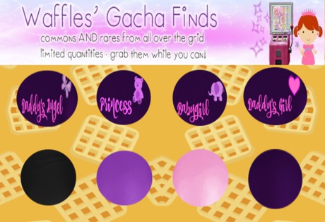 Second Life Marketplace - *WM* Purple Daddy's Girl Hud change dress