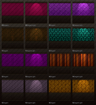 Second Life Marketplace - Slurp! - Elegant Wall Textures II