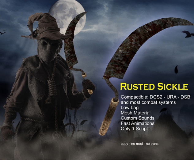 Second Life Marketplace - Rusted Sickle - Box