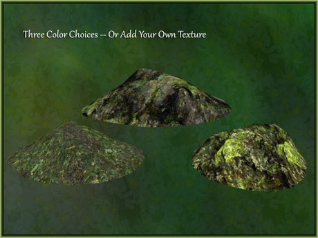 Second Life Marketplace - Mesh Jungle Mounds - Walkable Terrain - Easy ...