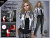 Second Life Marketplace - caja-Drew silver complete outfit mesh A&J