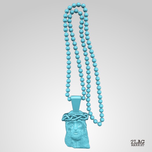 Second Life Marketplace - 2LAG: JESUS CHAIN / blue-2