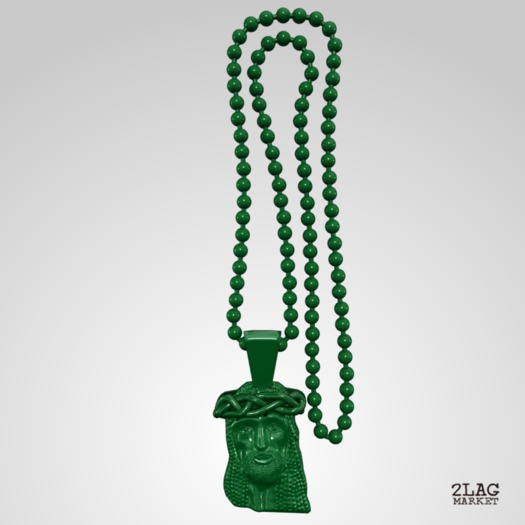Second Life Marketplace - 2LAG: JESUS CHAIN / green-1