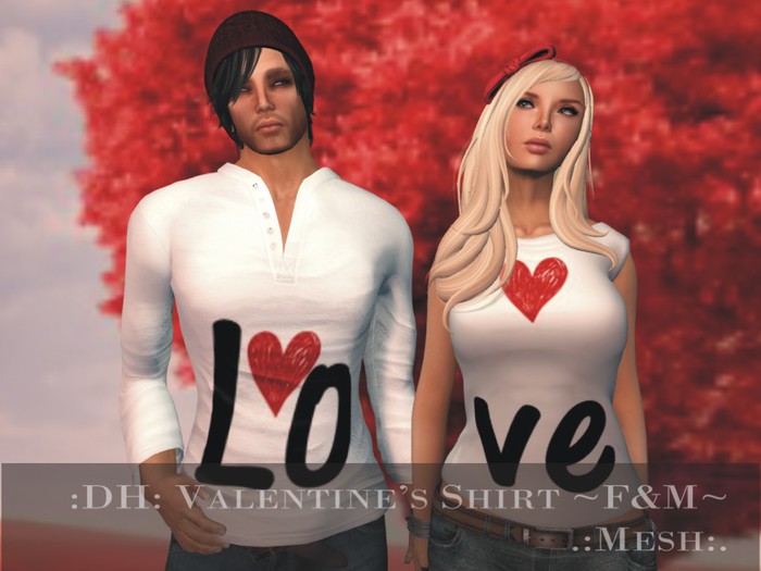 Second Life Marketplace - :DH: Shirt ~Love~ FM