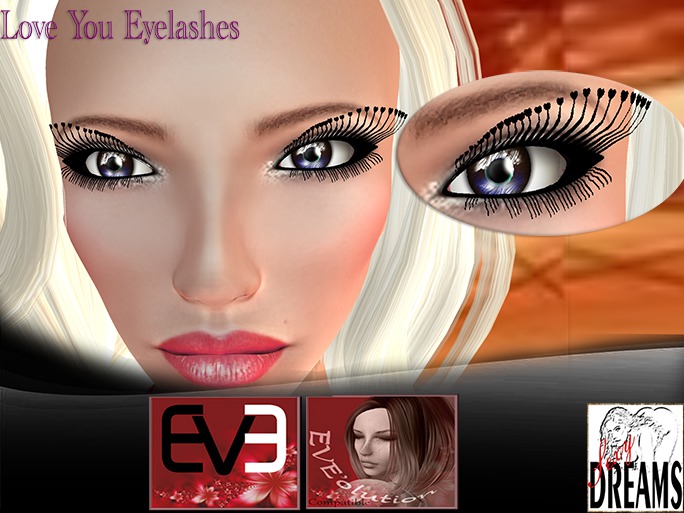 Second Life Marketplace - * Sexy Dreams * - Love You Eyelashes::EVE