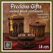 Second Life Marketplace - *Kismet* Precious Gifts Carved Wood Containers
