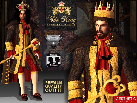Second Life Marketplace - CA AESTHETIC THE KING OUTFIT BLACK
