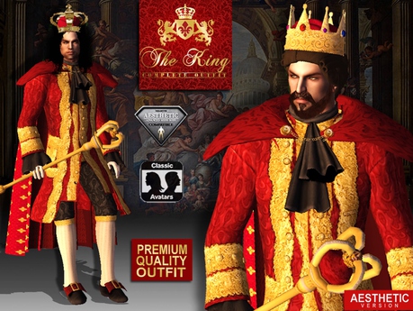 Second Life Marketplace - CA AESTHETIC THE KING OUTFIT RED