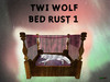Second Life Marketplace - TWI wolf mesh bed rust 1