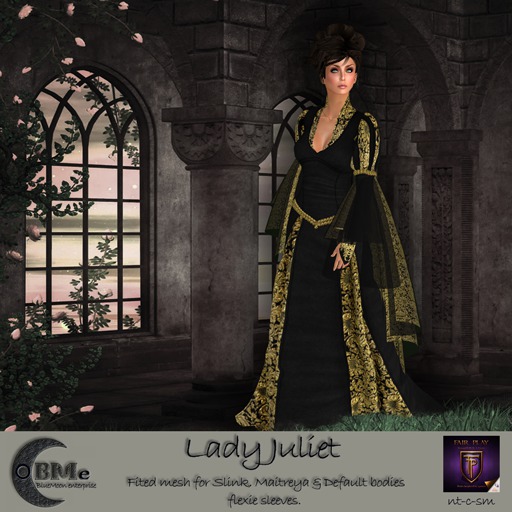 Second Life Marketplace - BMe Lady Juliet Black