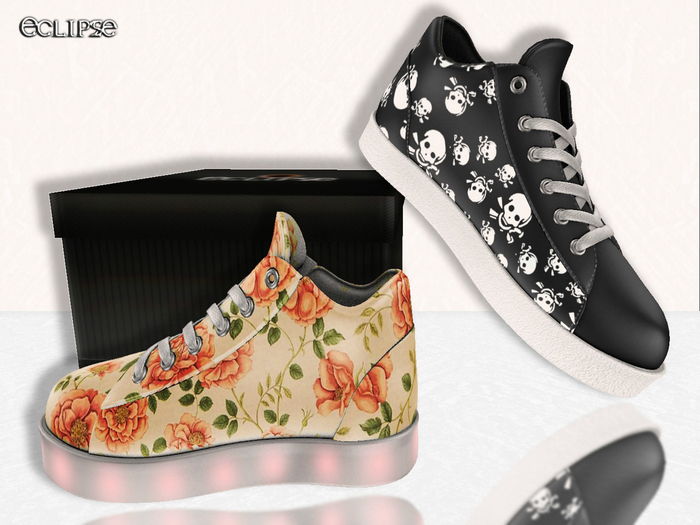 Second Life Marketplace - Angel Sneakers For Slink Flat Male & Female ...