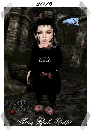 Second Life Marketplace - EH Baby ~ Stay Goth Outfit
