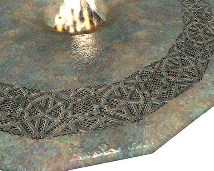 Second Life Marketplace - {sV} Moroccan Fire Pit Table