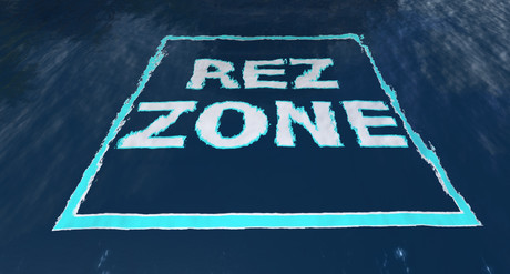 Second Life Marketplace - OS Creations REZ ZONE Water Sign
