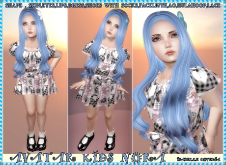 Second Life Marketplace - COMPLETE AVATAR KIDS TIFANY