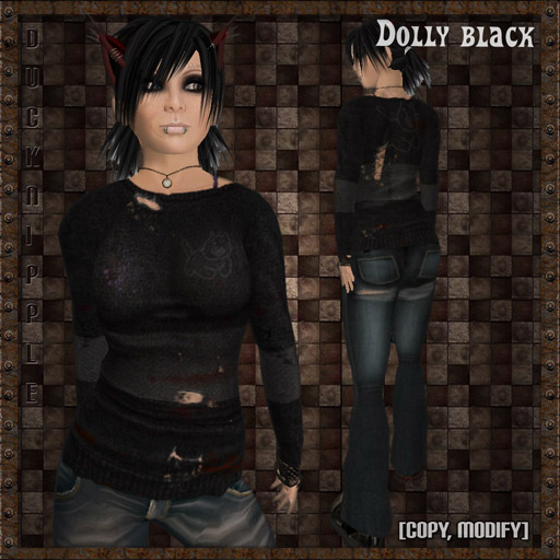 Second Life Marketplace - Dolly black