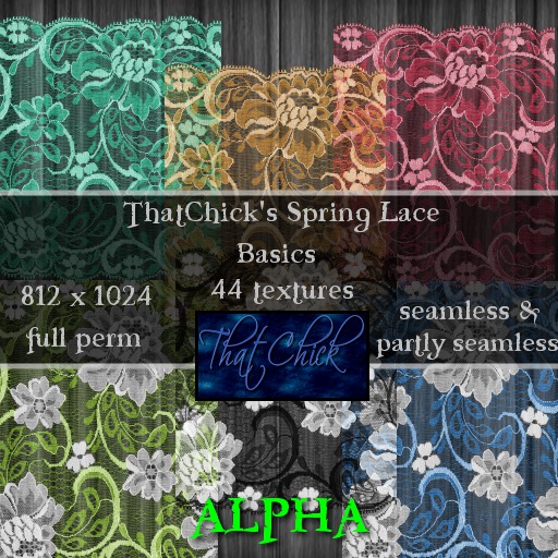 Second Life Marketplace - ~tc~ Spring Lace Set - Basics