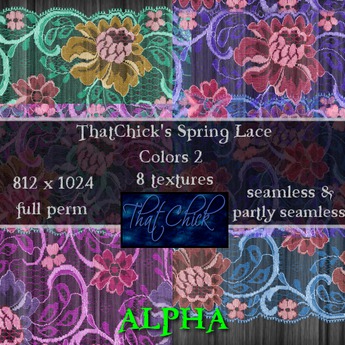 Second Life Marketplace - ~tc~ Spring Lace Colors 2