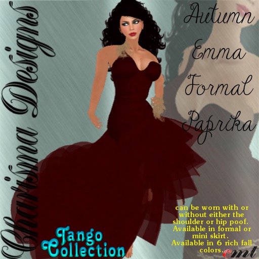 Second Life Marketplace - Charisma Autumn Emma Formal Paprika