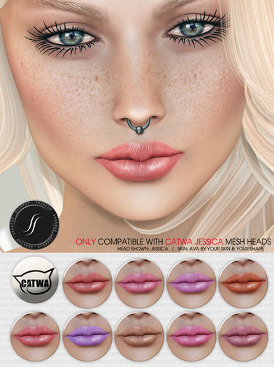 Second Life Marketplace - Shakeup! Victoria Lips for Catwa Mesh Heads ...