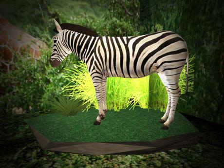 Second Life Marketplace - {PpP} Animal Series Zebra Tipjar