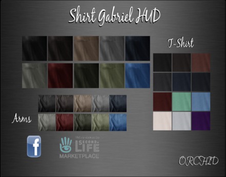 Second Life Marketplace - Shirt Gabriel HUD