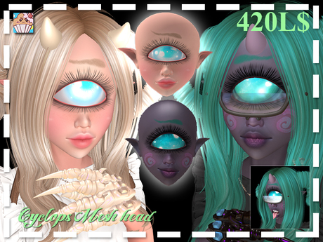 Second Life Marketplace - *FM* Cyclops Head V1.2.2 (Reduced)