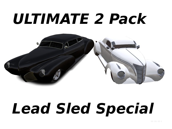 Second Life Marketplace - Ultimate 1939_1940 Lead Sled 2 pack/