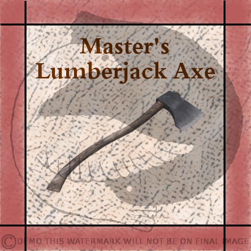 Second Life Marketplace - G&S Master's Lumberjack Axe Texture