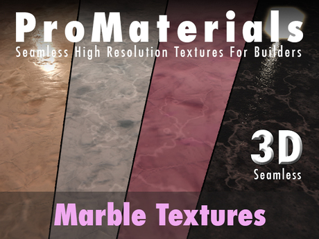 Second Life Marketplace - ProMaterials - 3D Stone Textures Fat Pack ...