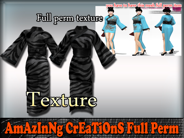 Second Life Marketplace - AmAzINg CrEaTiOnS Texture Geisha Costume 27
