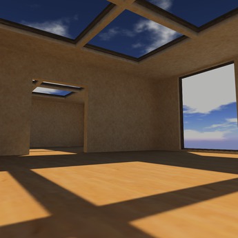 Second Life Marketplace - MESH Two Rooms SkyBox