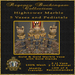 Second Life Marketplace - JDC Hightower Marble 5 Vases Pedistals AV1 Gold